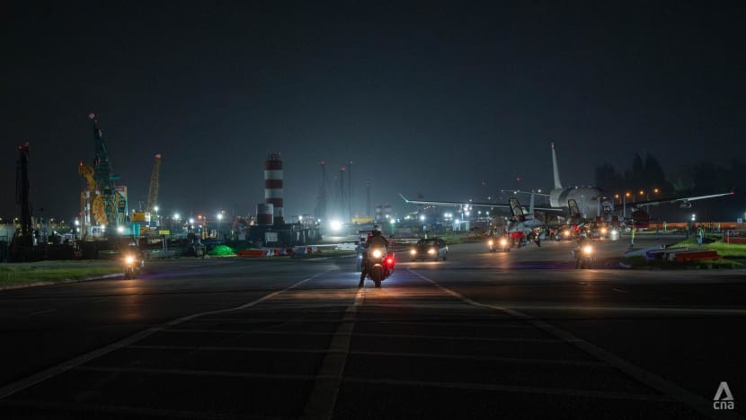 Behind the scenes: How RSAF tows its aircraft to the Singapore Airshow ...