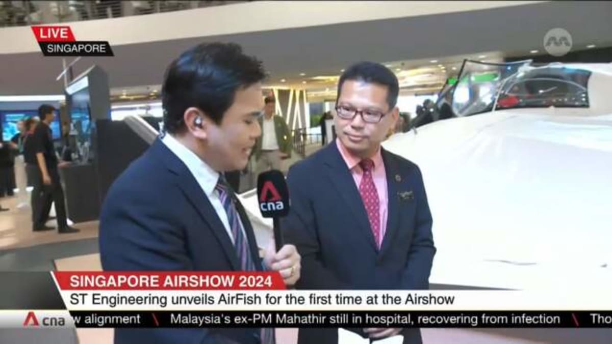 ST Engineering unveils AirFish at Singapore Airshow - CNA