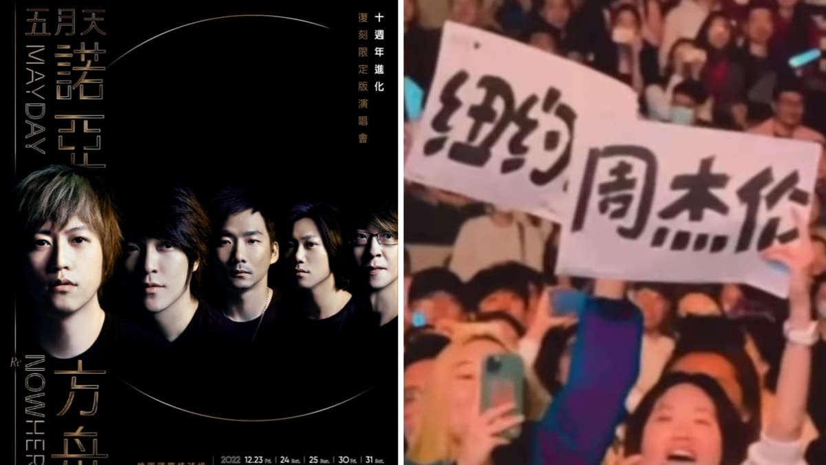 Woman Raises Banner For Jay Chou At Mayday's Concert - 8days