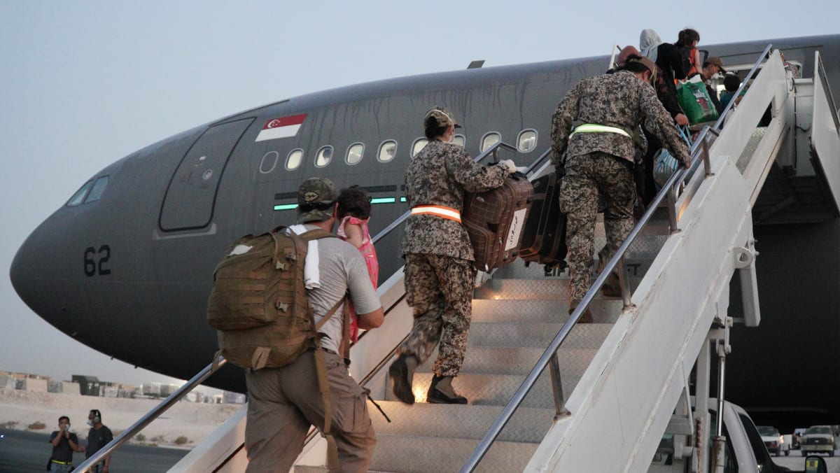 RSAF tanker-transport plane returns to Singapore after mission to help ...