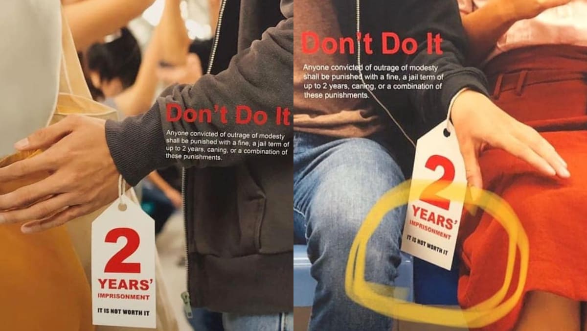 Police defend crime prevention posters after Aware takes issue with ...