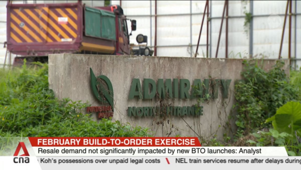 More than 5,000 flats on sale in February's BTO exercise - CNA
