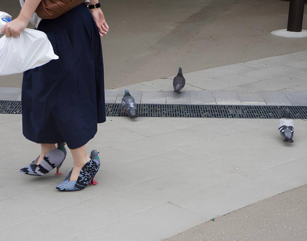 Japanese Designer Creates “Pigeon Heels” That Look Like The Real Thing ...