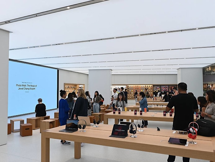 First Look At The New Apple Store At Jewel Changi Airport, Which Opens ...