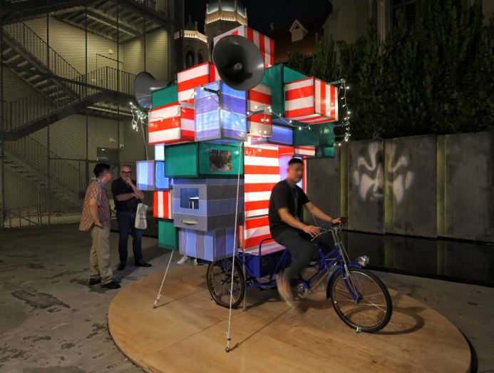 In pictures: Singapore Night Festival 2024's amusement park, light installations, projection ...