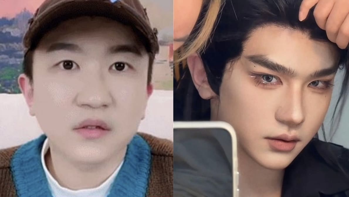 Chinese Funnyman Yang Di Transforms Into Idol With The Help Of Make-Up ...
