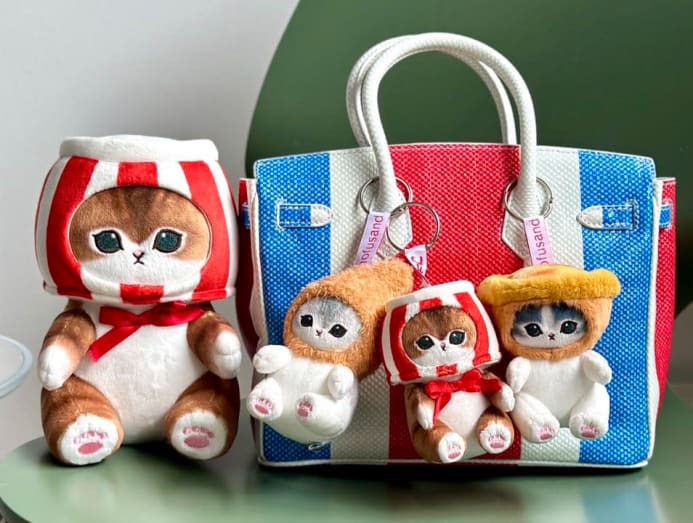 Limited edition Mofusand cat-themed merch available from KFC Singapore ...