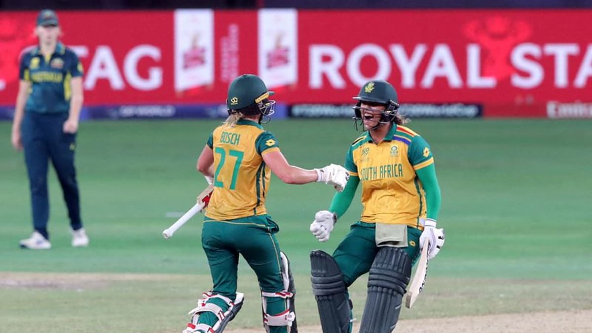 S Africa crush Australia to reach women's T20 WC final - CNA