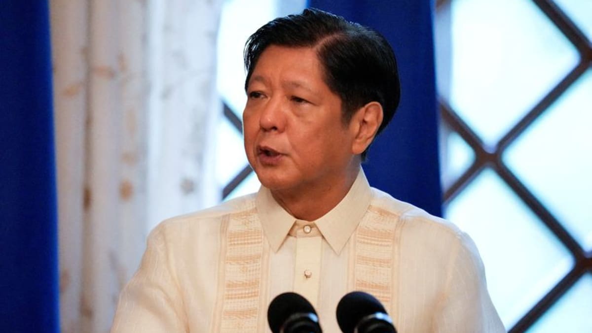 Philippine President Ferdinand Marcos Jr in Singapore to deliver ...