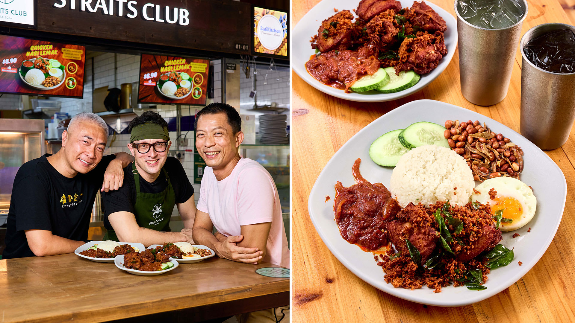 New Nasi Lemak Hawker Has Quintessentially S’porean Bromance With Tay ...