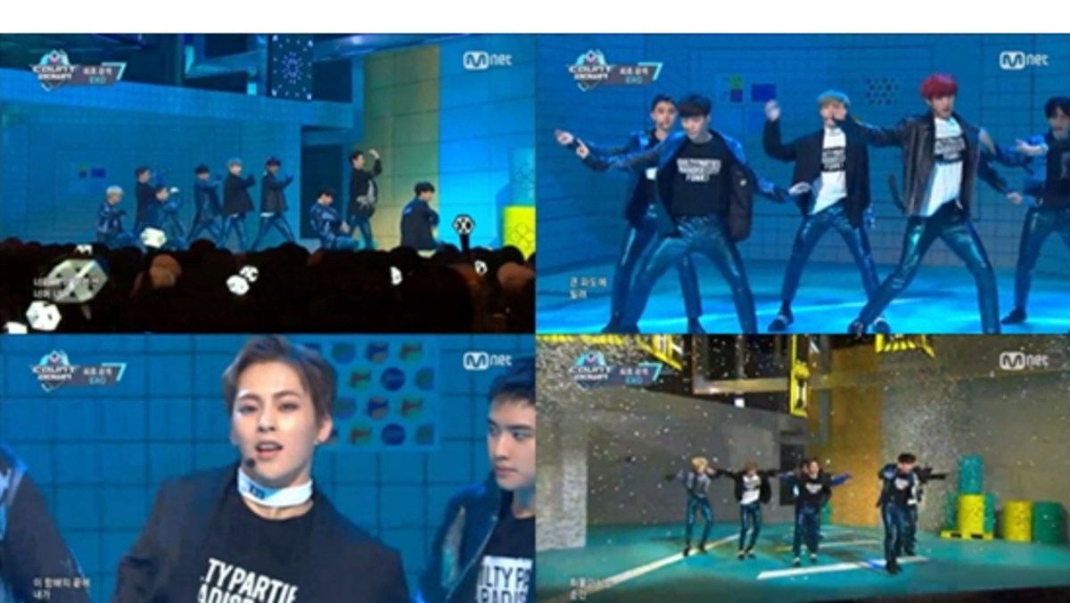 EXO Performs Comeback for the First Time on ′M COUNTDOWN′ - 8days