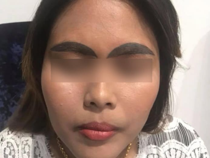 tattoo brows gone wrong