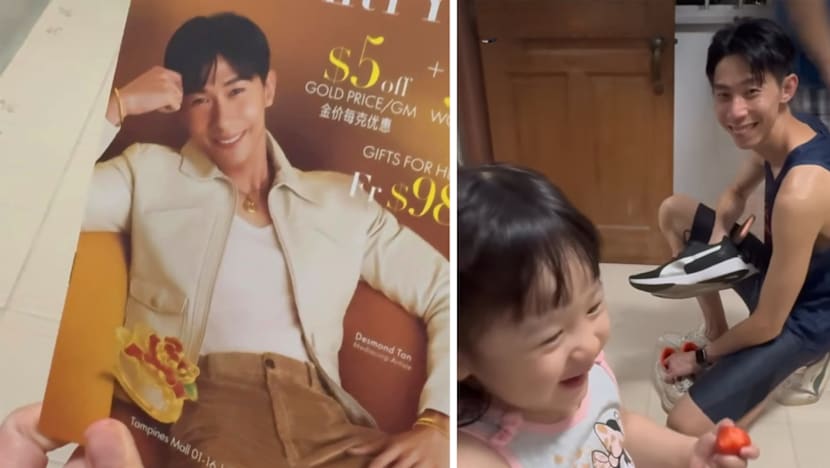 2-Year-Old Girl Mistakes Desmond Tan For Her Dad; Mum Calls Husband ...