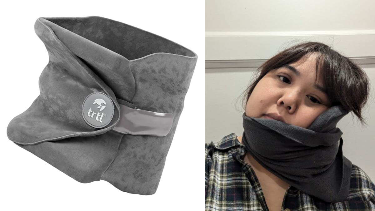 I Tried This Travel Pillow That Looks Like A Neck Brace & Slept So Much ...