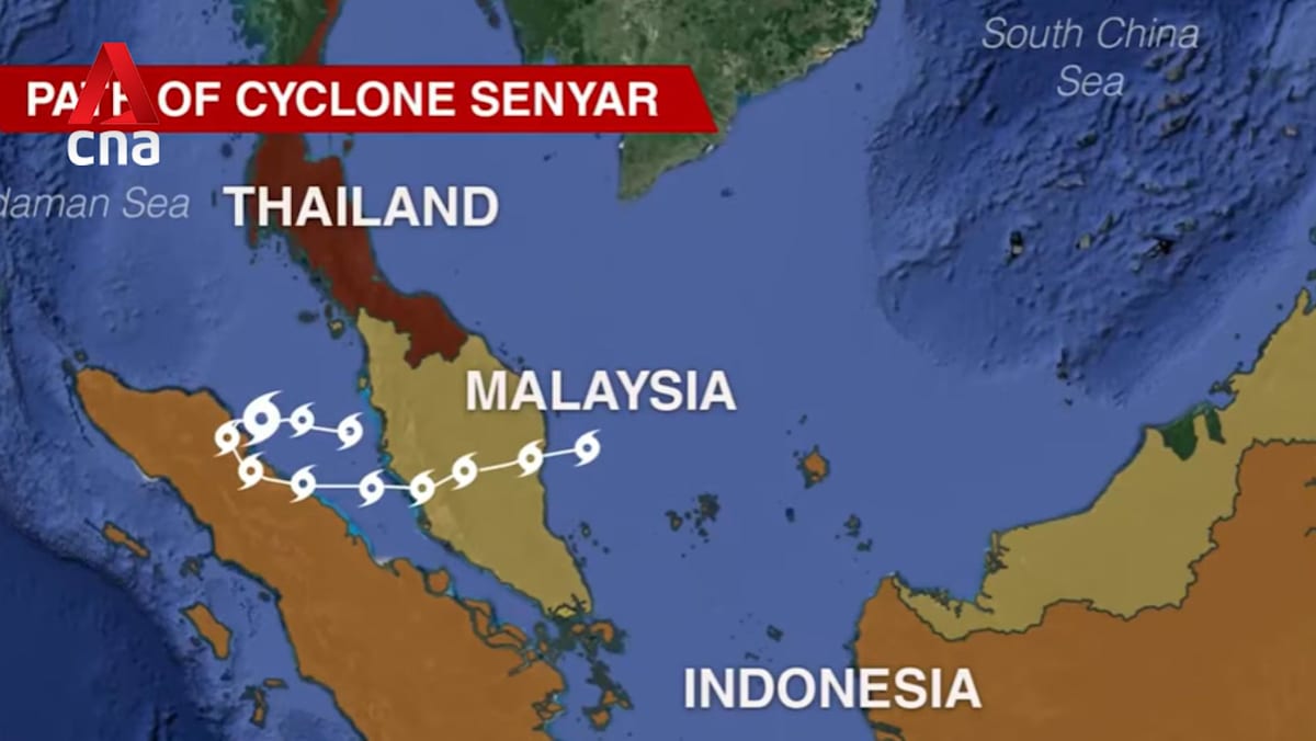 Rare cyclone causes heavy rains around region, sparing Singapore - CNA