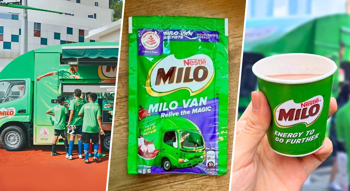 Childhood Favourite Milo From The Milo Van Now Available In Sachet Form ...