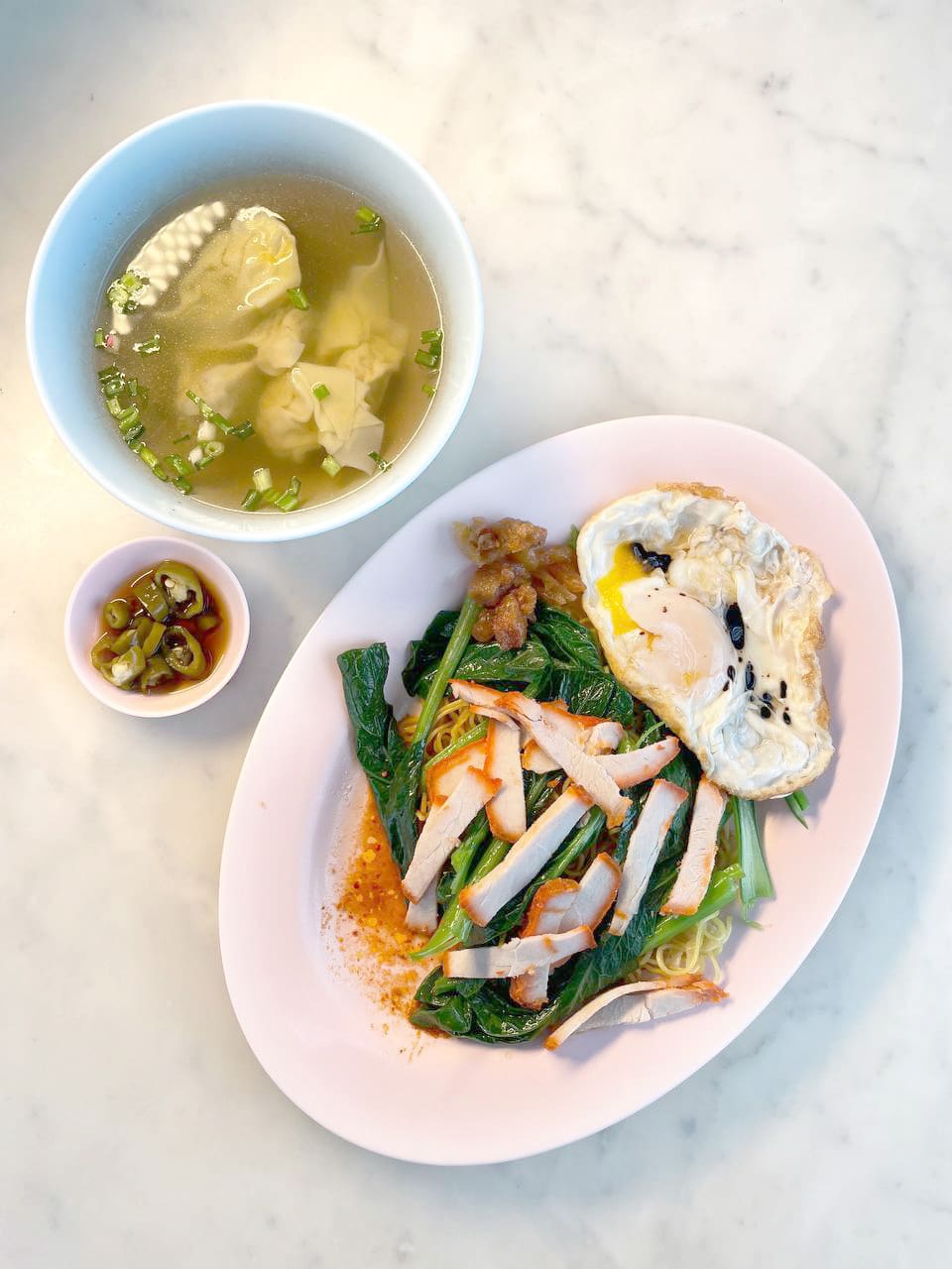 Try This “Richard Low Wonton Mee” With Sunny Side Up Egg At Nameless ...