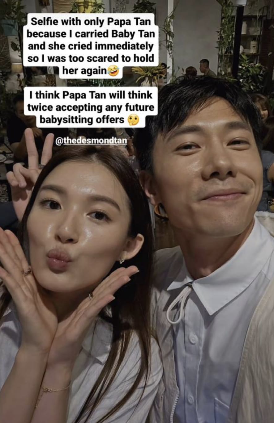 Here's How Desmond Tan's Celeb Pals Hid His Wife & Daughter's Faces At ...