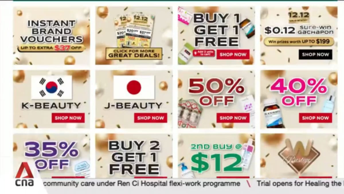 Double-digit boost for e-commerce sites from double-digit sale events - CNA