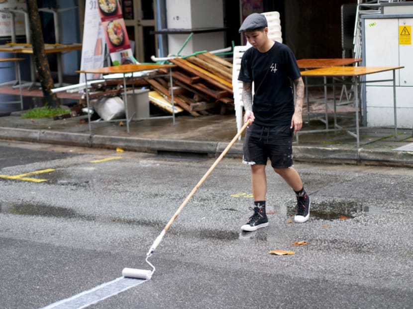 Sticker Lady returns to the streets - TODAY