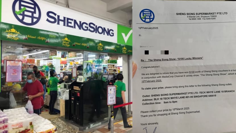 Woman Surprised To Win $100 In Vouchers From The Sheng Siong Show Even ...