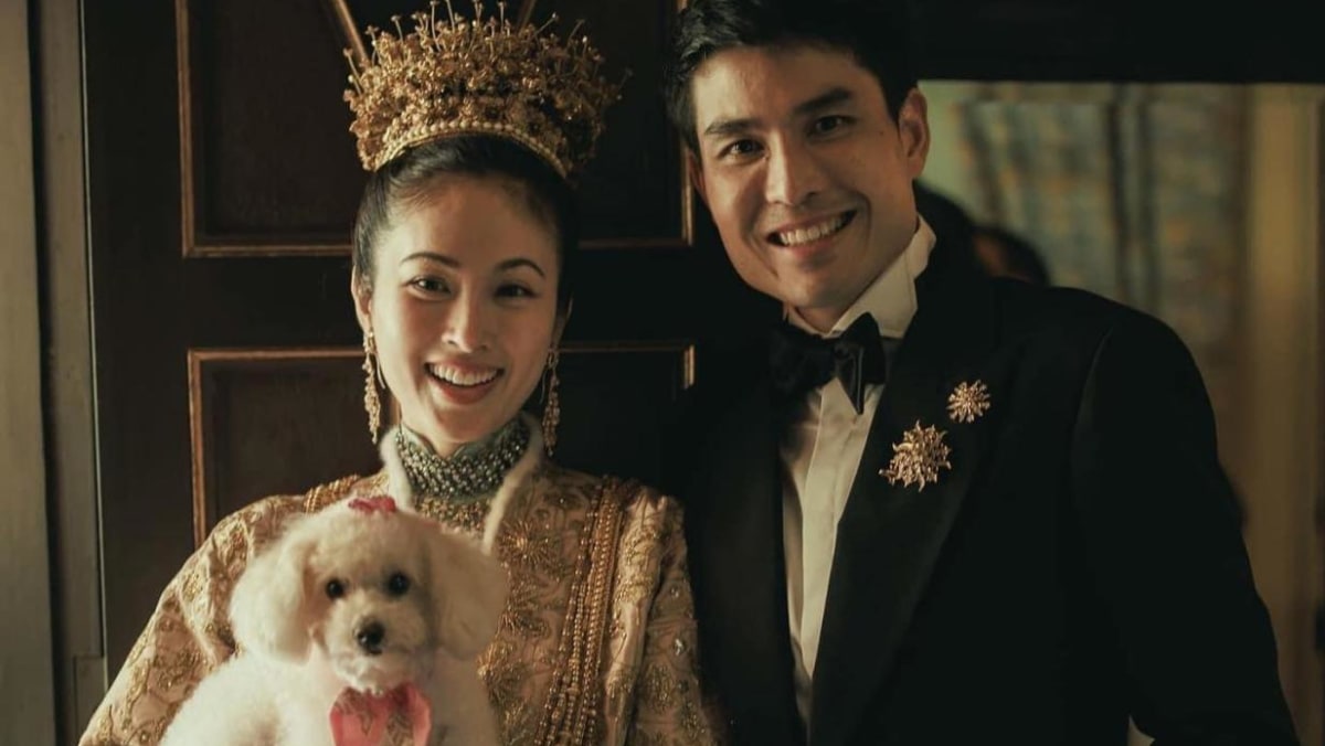 Thai transgender model-actress Poyd Treechada and husband hold a lavish ...