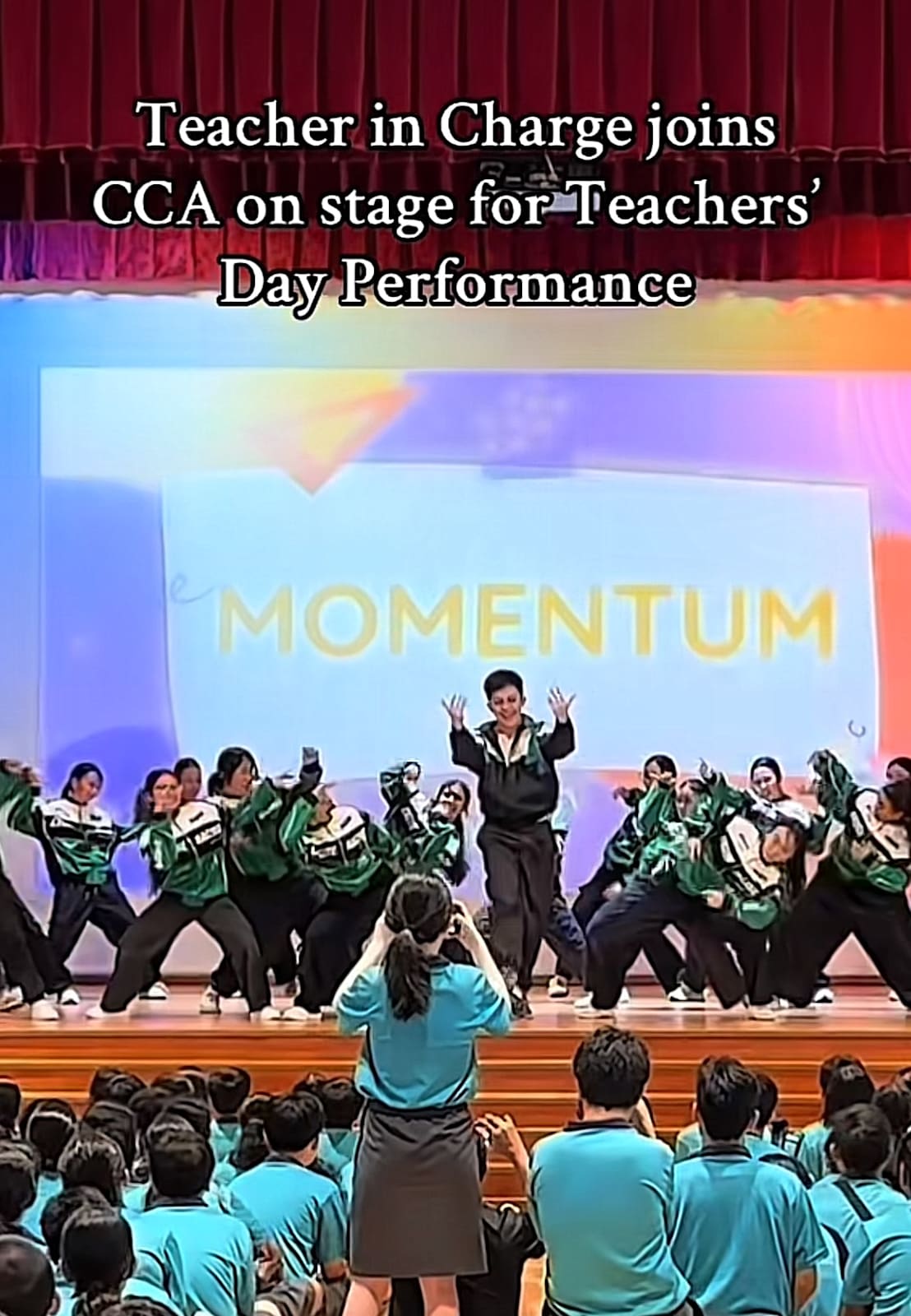 Choa Chu Kang Sec Teacher Steals The Show As He Joins Students In ...
