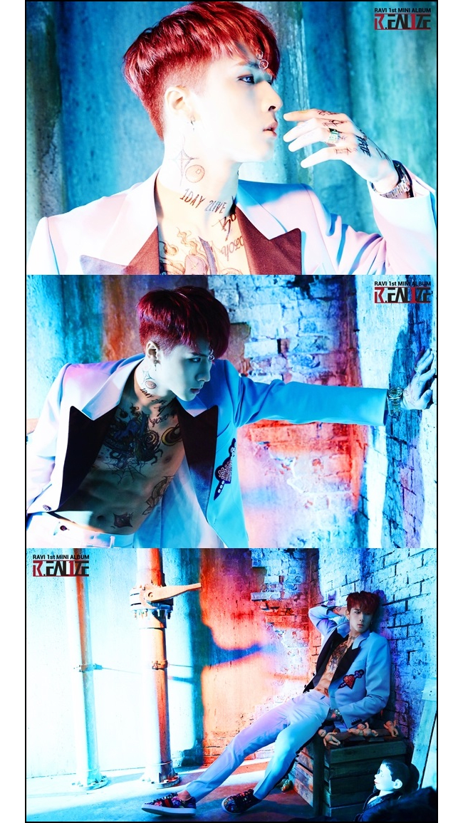 VIXX′s Ravi Shows Off Hard Abs in Solo Concept Images - 8days