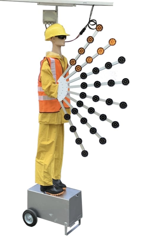 Woman Scared By Traffic Marshall Mannequin During Her Night Jog - 8days