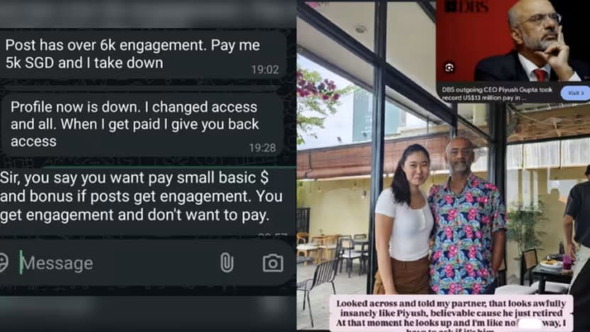 Wanita yang didakwa berbohong tentang pertemuan dengan mantan CEO DBS Piyush Gupta salahkan ...