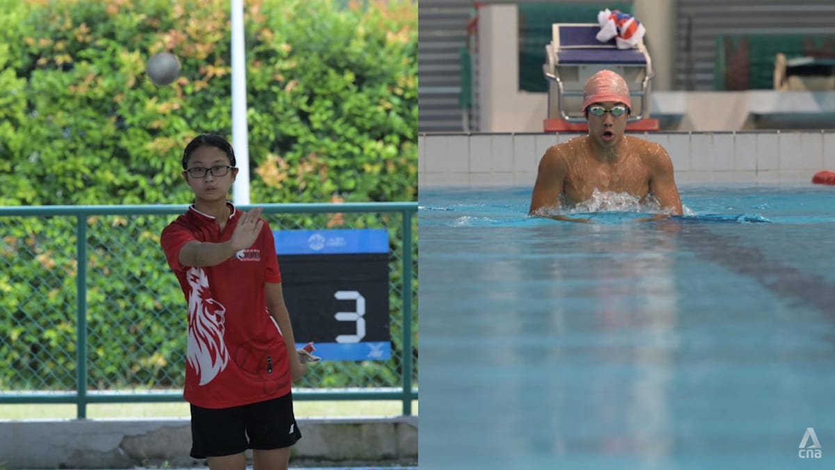 Tossing metal balls and making waves: A pair of Singapore’s young ...