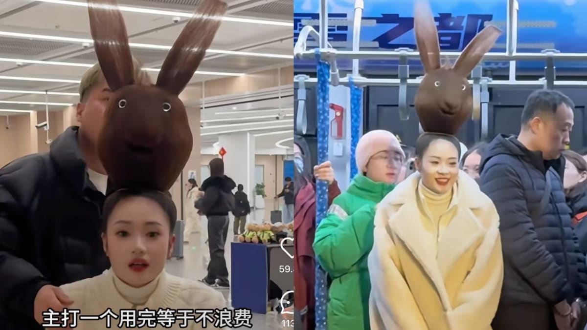 Hair Stylist Turns Woman's Hair Into Giant Rabbit With Spray Gel He ...
