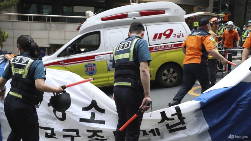 At least 7 killed in suspected arson attack at office building in South ...