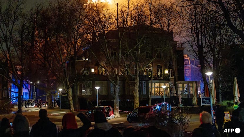 Fire ravages Amsterdam church on 'unsettled' Dutch New Year - CNA