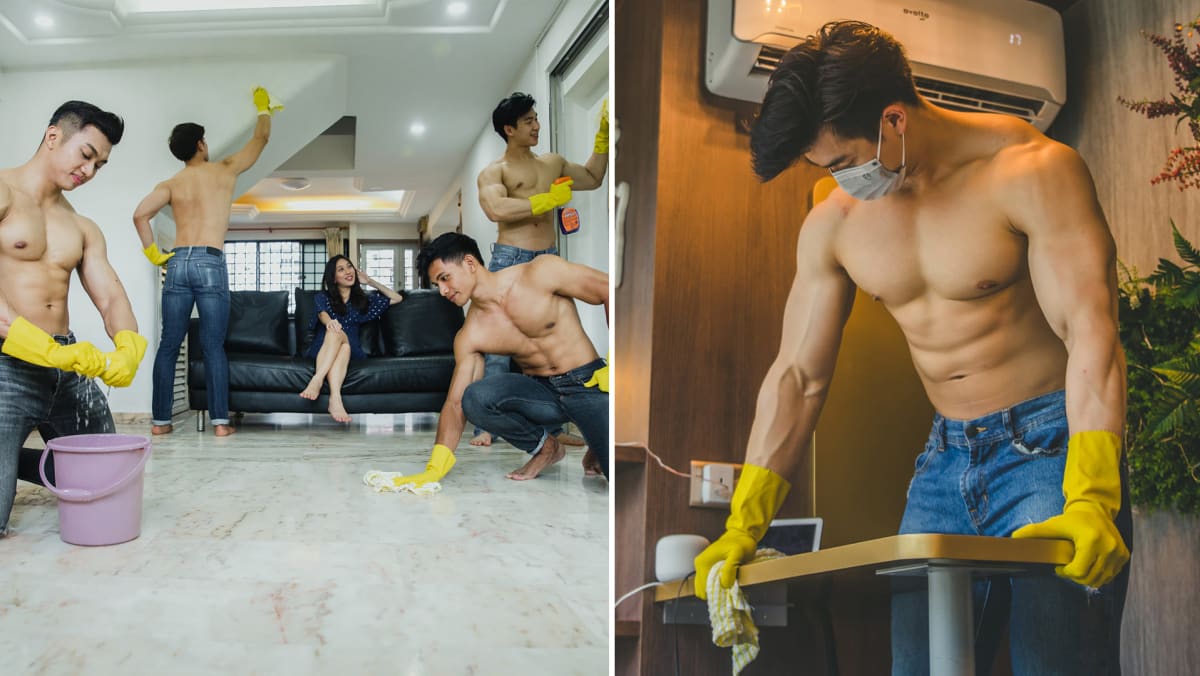 Reno Platform Offers Shirtless Hunky Man Cleaning Service - 8days