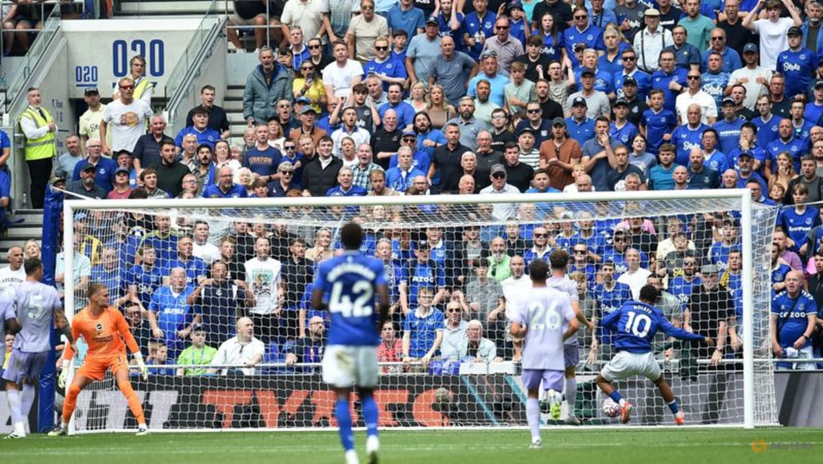 Ndiaye scores first goal in new stadium as Everton beat Brighton - CNA