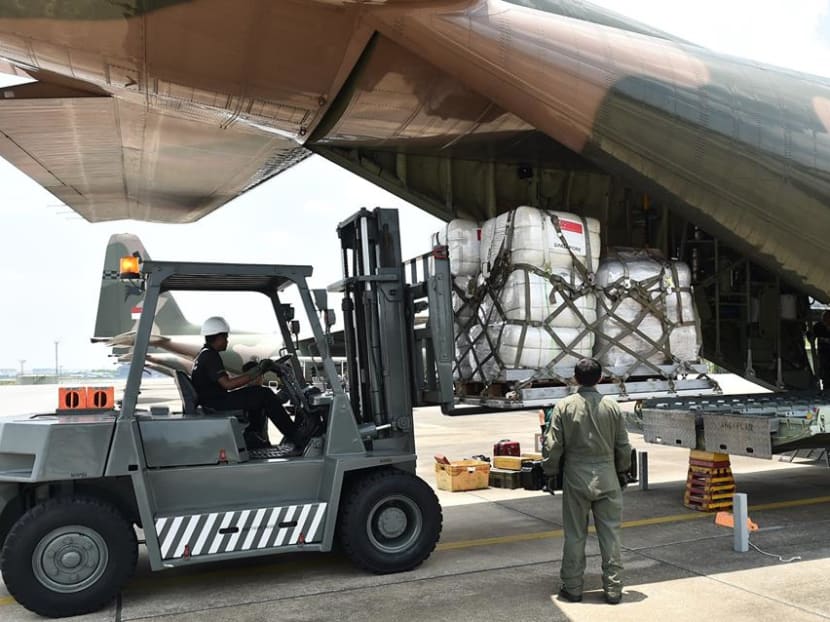 SAF delivers humanitarian supplies to Indonesia - TODAY