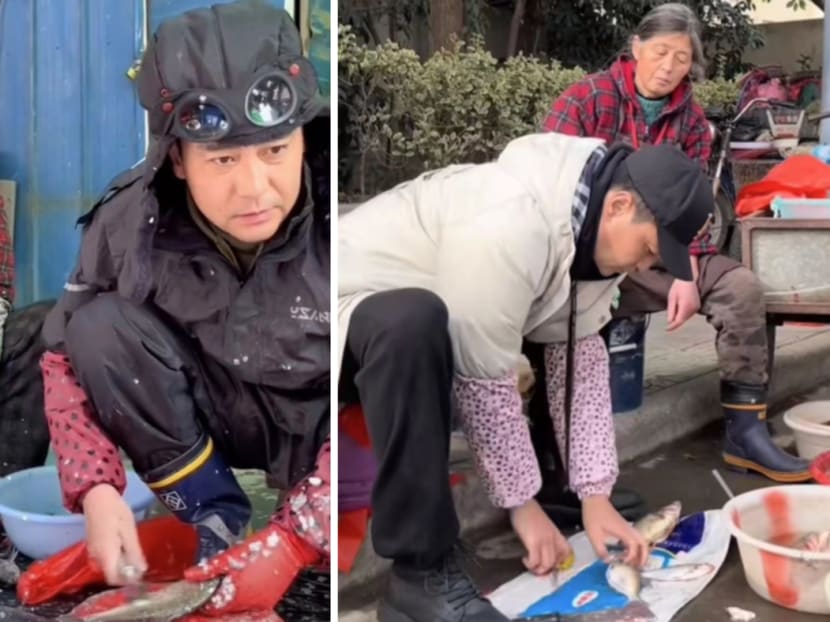 'I enjoy my life now': Chinese actor-turned-fishmonger Li Fei, 40, to ...