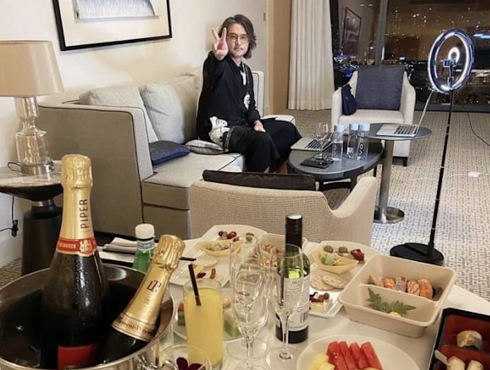 Christopher Lee Won His 2nd Golden Bell Award While On A Staycation In ...