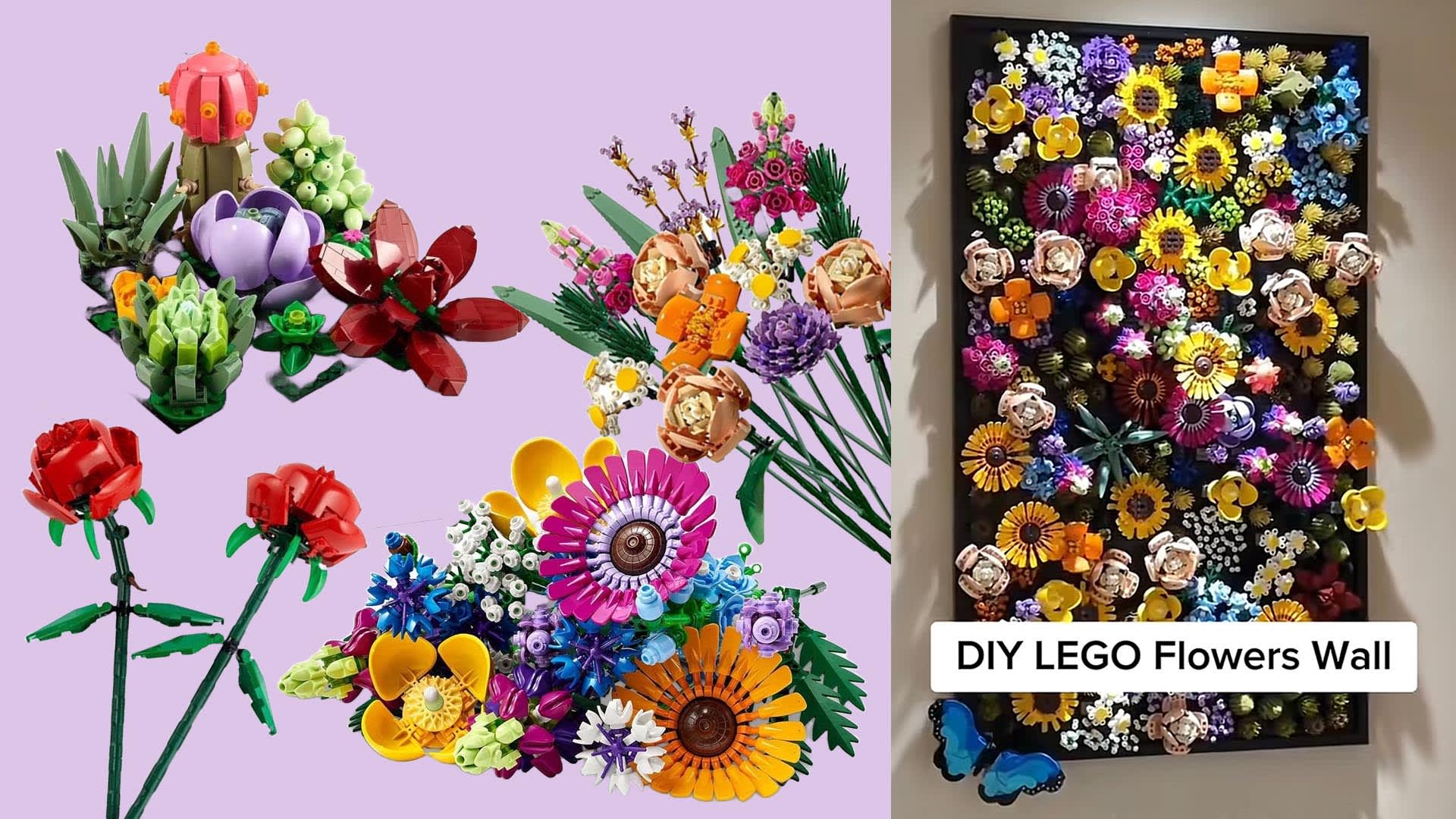 Want To DIY A Lego Flower Wall? Here’s What You Need & Where To Buy ...