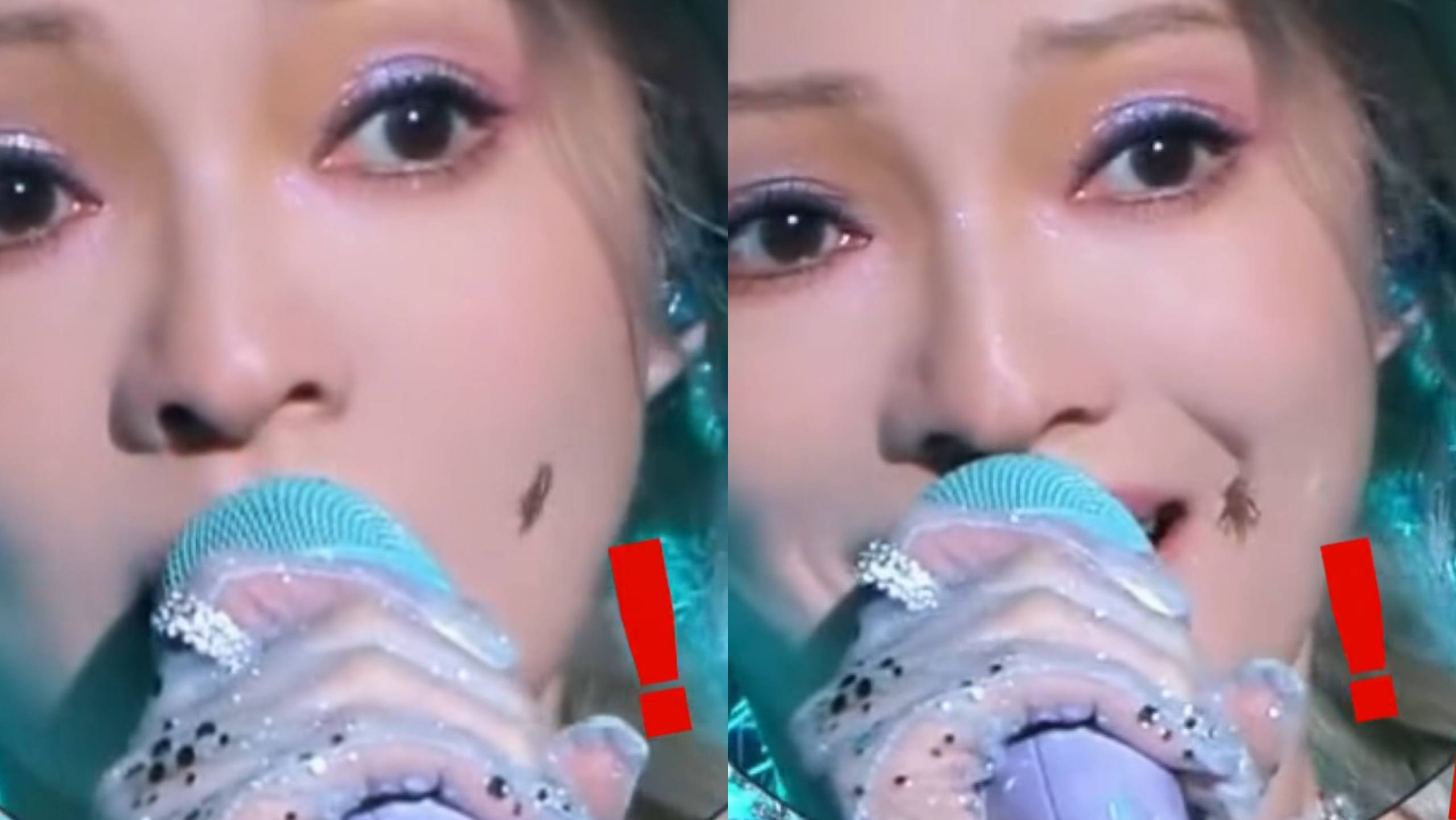 A Bug Almost Crawled Into Angela Chang's Mouth During Her Concert ...