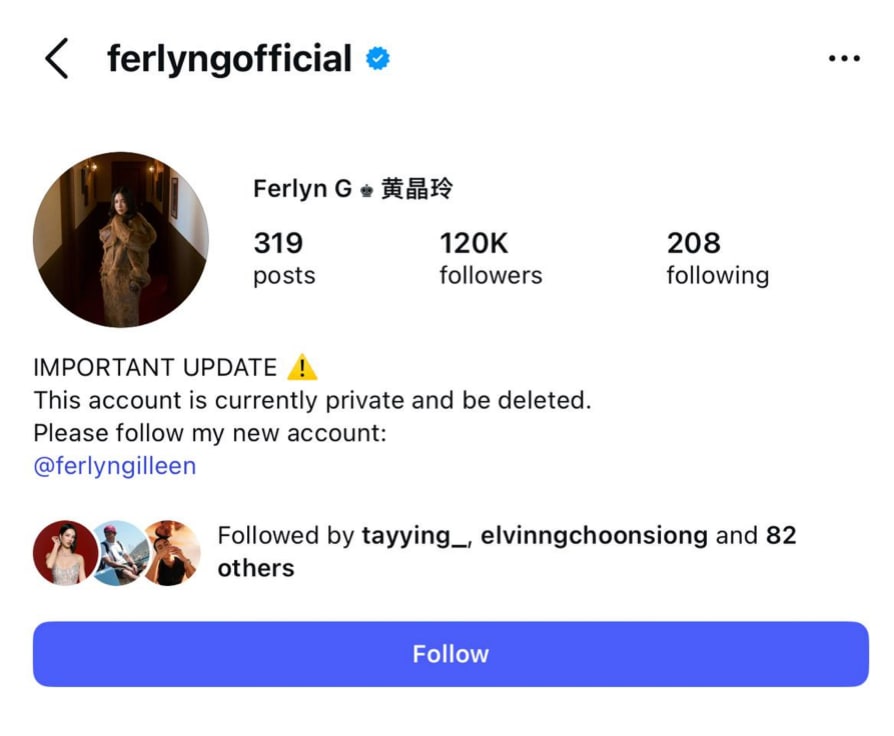 Ferlyn G Loses 120K Followers After Instagram Account Hacked ...