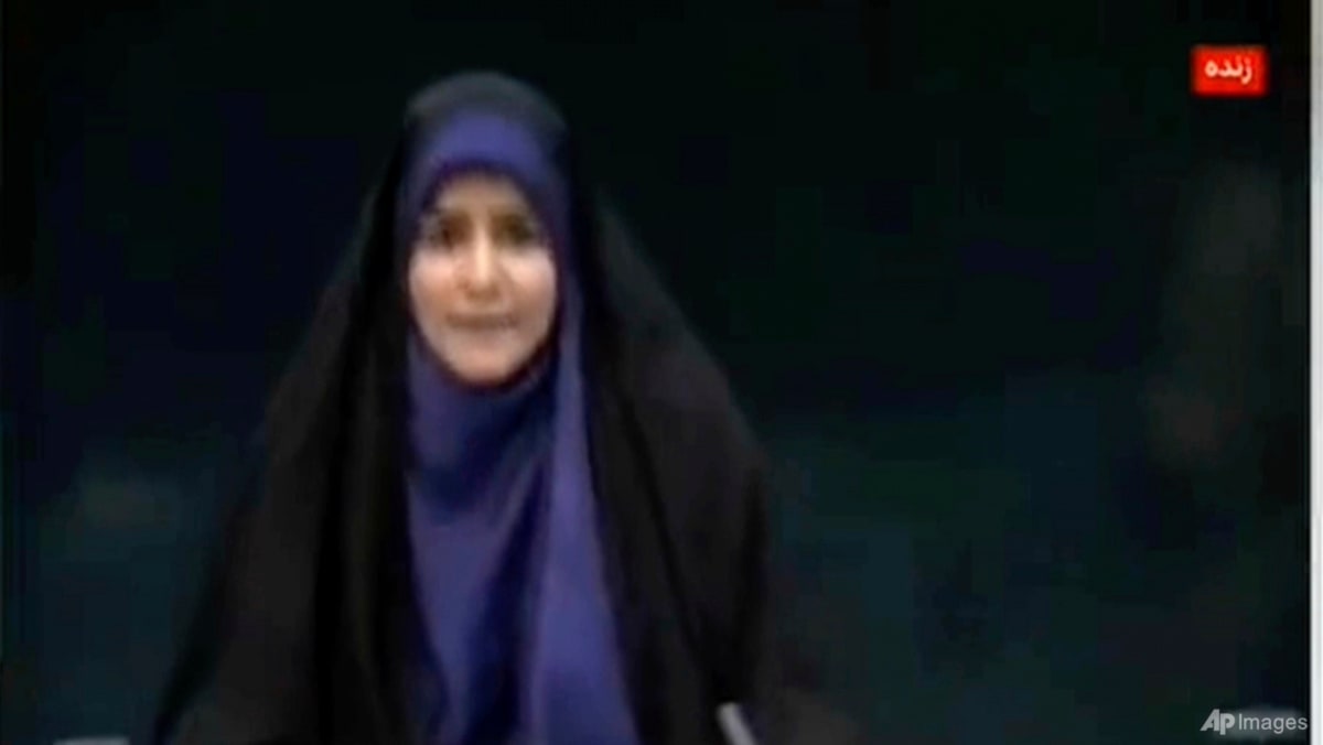 Iranian state broadcaster hit as Iran urges Trump to make Israel halt ...
