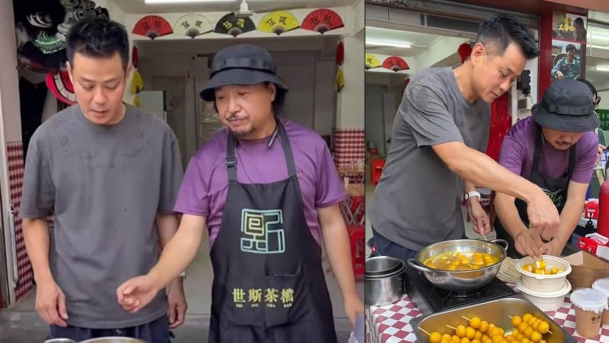 Ex TVB actors Jerry Ku and Martin Tong now sell curry fishballs at a ...