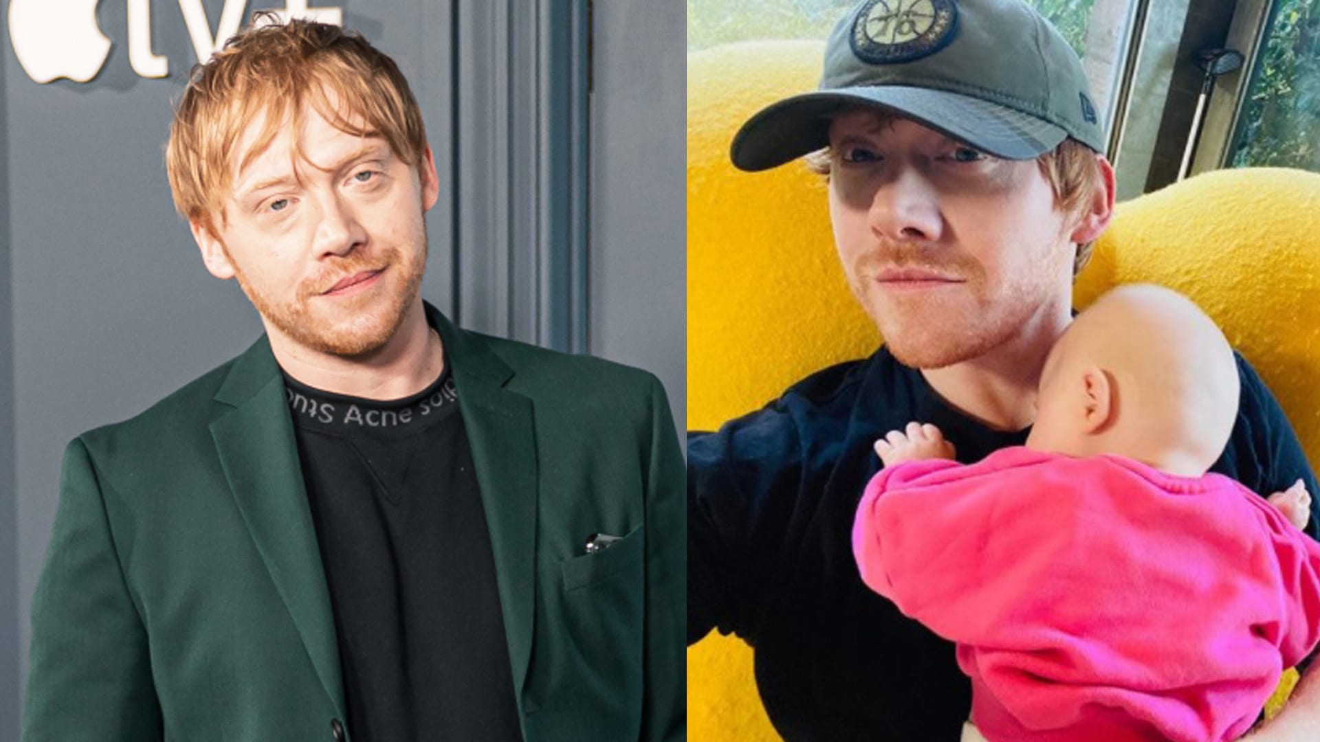 Rupert Grint Makes Instagram Debut With Picture Of Baby Daughter ...
