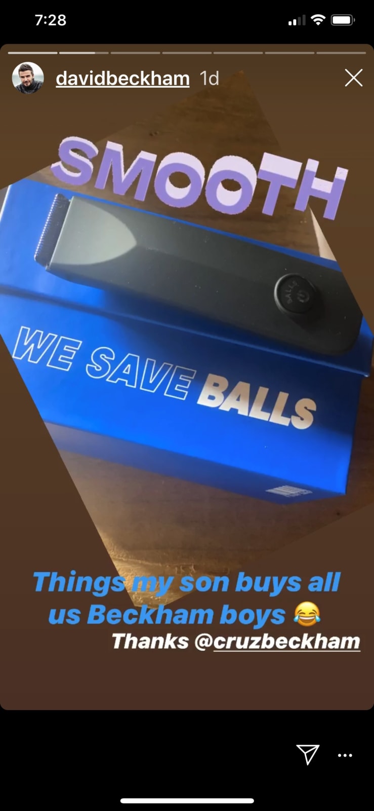David Beckham's Son Cruz Buys Him A Testicle Trimmer As A Gift - 8days