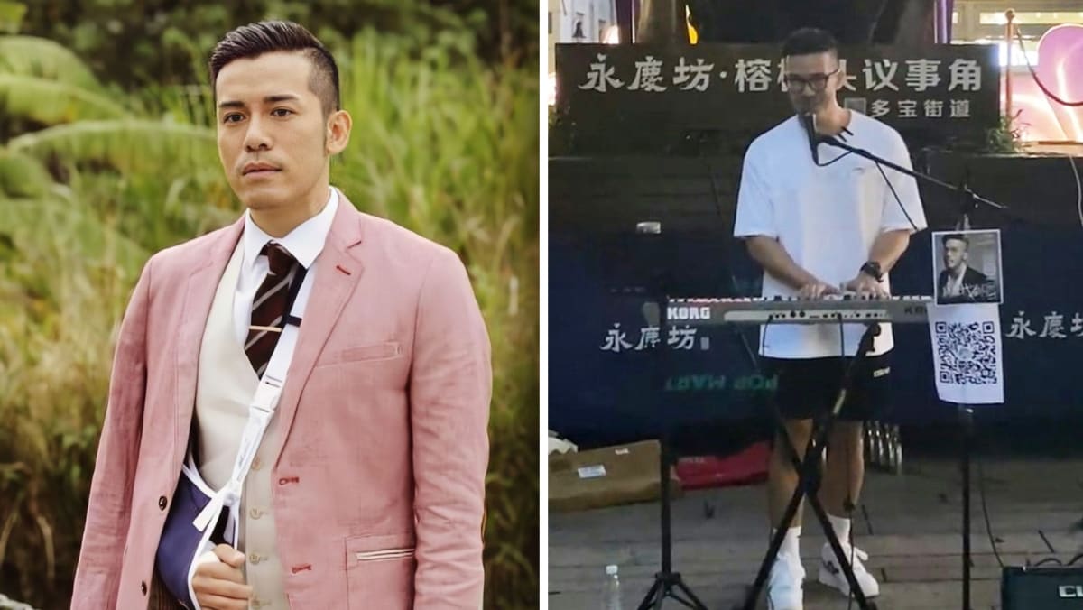 Ex-TVB actor Sammy Sum, 41, seen busking on Guangzhou streets, wants ...