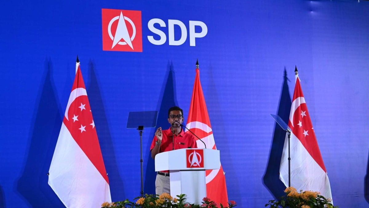 GE2025: SDP rally for Marsiling-Yew Tee GRC at Woodlands Stadium - CNA