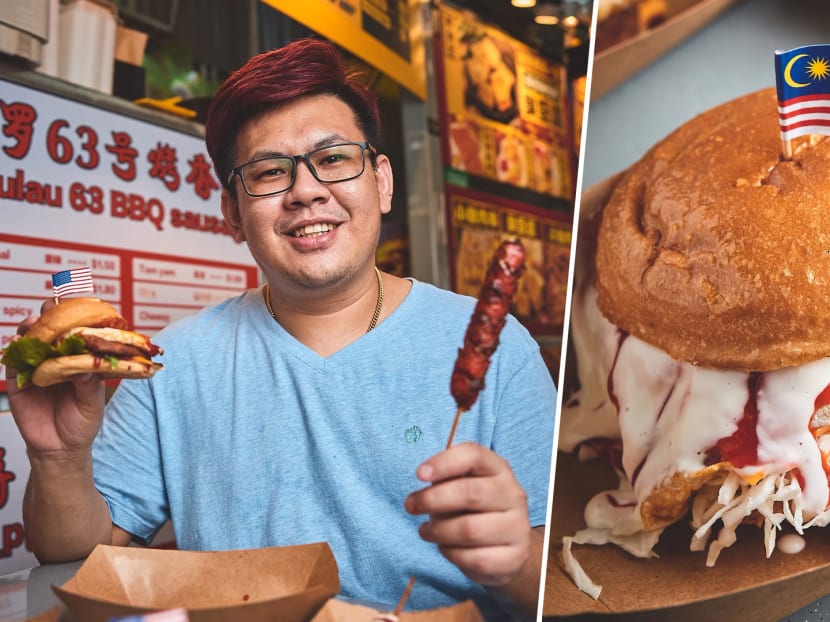 how to cook burger ramly