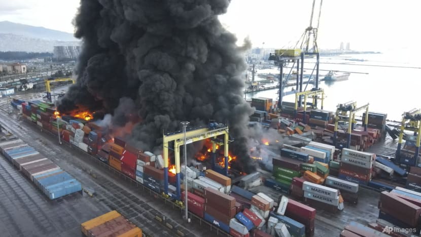 Türkiye's Iskenderun port on fire after quake, operations halted - CNA